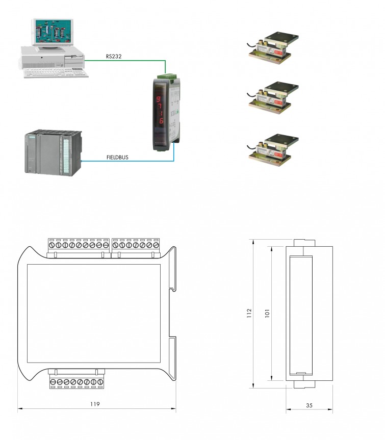 Pavone | Weight Transmitters | DAT 200/ETHERNET