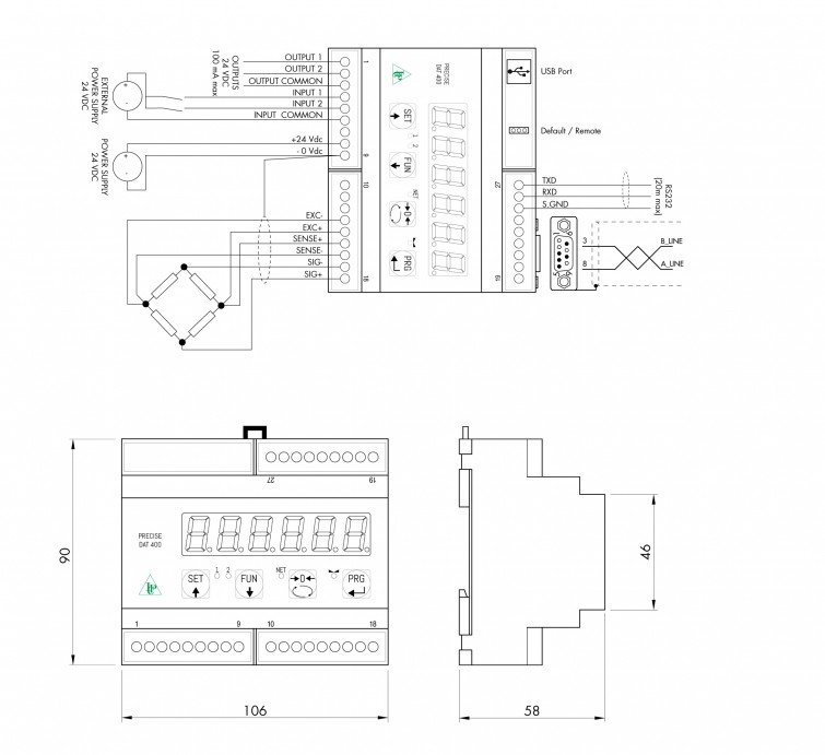 Pavone | Weight Transmitters | DAT 400/PROFIBUS DP